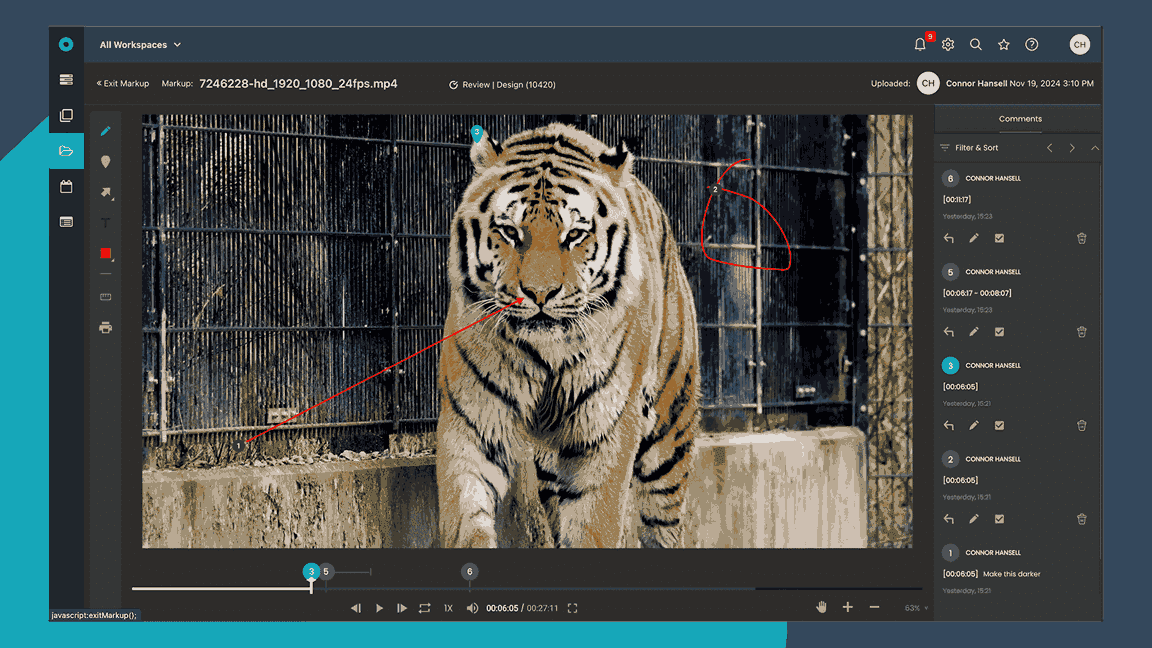 Collaborative Video Markup Tools | Workzone
