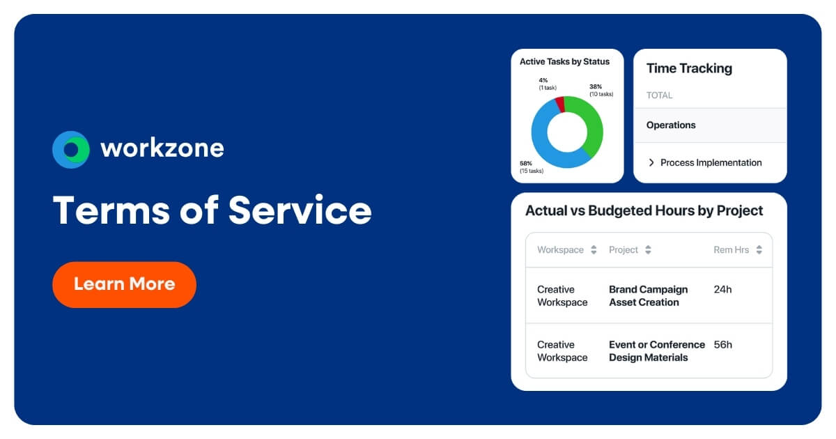 Terms of Service | Workzone